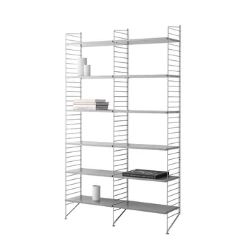 Libreria String combinazione A - grigio da String → NordicNest.it